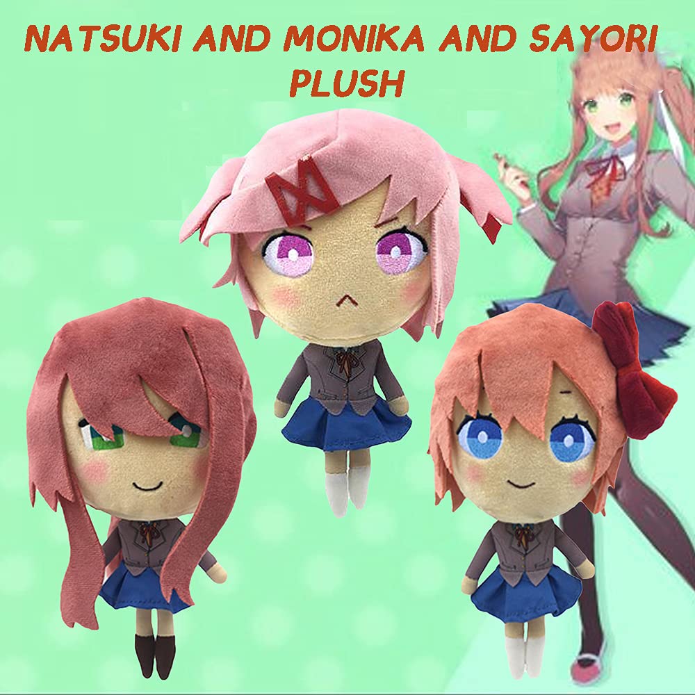 2 3pcs Ddlc Plush Ddlc Natsuki And Sayori Plush Collection | Desertcart ...