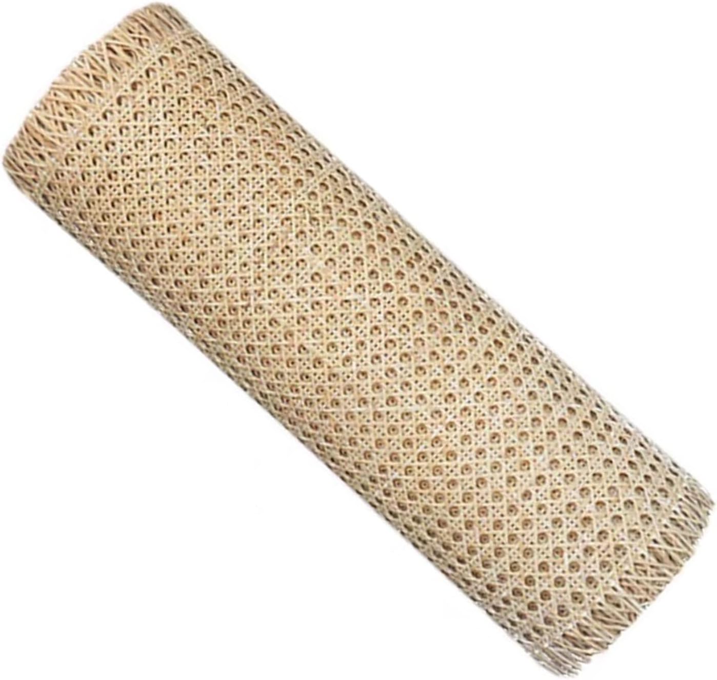 18" Width x 3.3 Feet Natural Rattan Webbing for Caning Projects, Cane ...