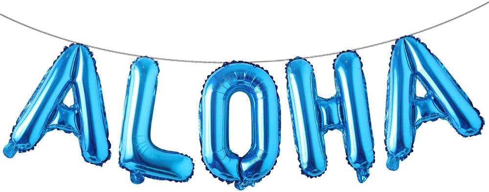 Amazon.com: 16 inch Tropical Hawaii Party Decorations Balloons Banner ...