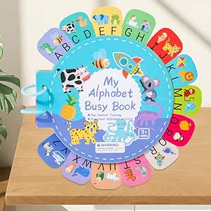 Amazon.com: My Alphabet Busy Book for Preschoolers, Educational ...