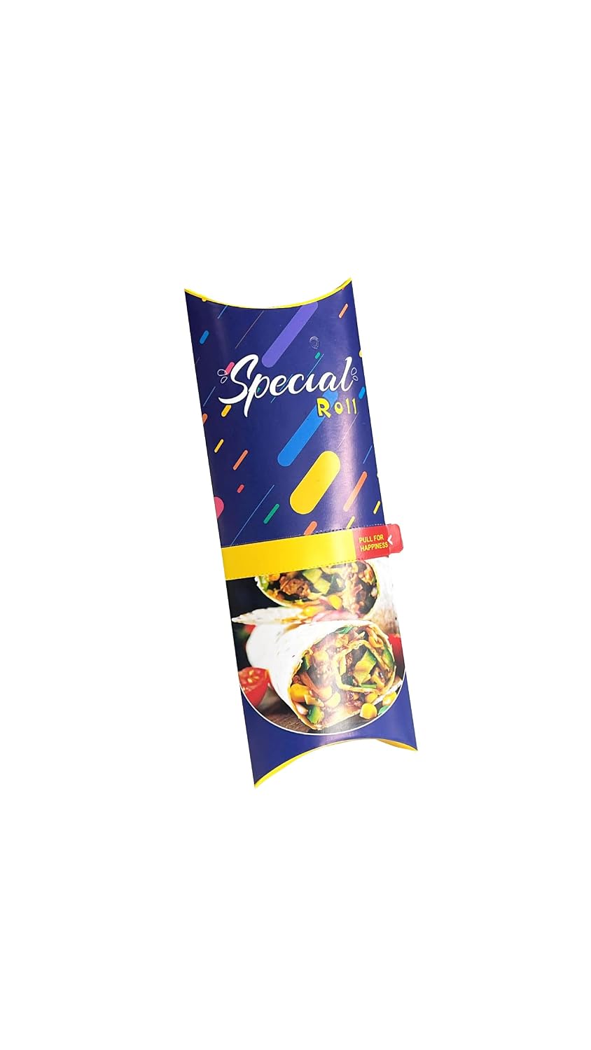 Kagaz Kreations Food Roll box Food Wrap Box Chicken Roll Veg Roll Egg ...