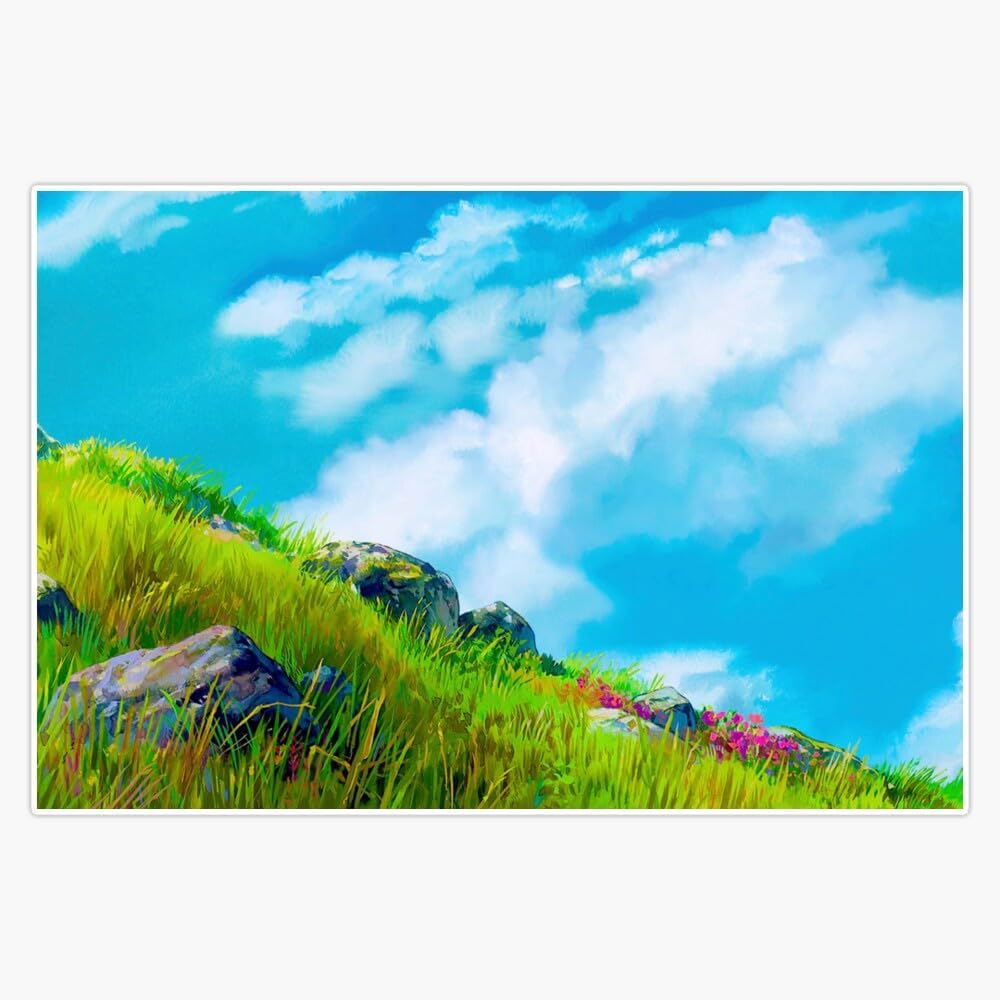 Amazon.com: The Wind Rises and Falls Sticker Vinyl Waterproof Sticker ...