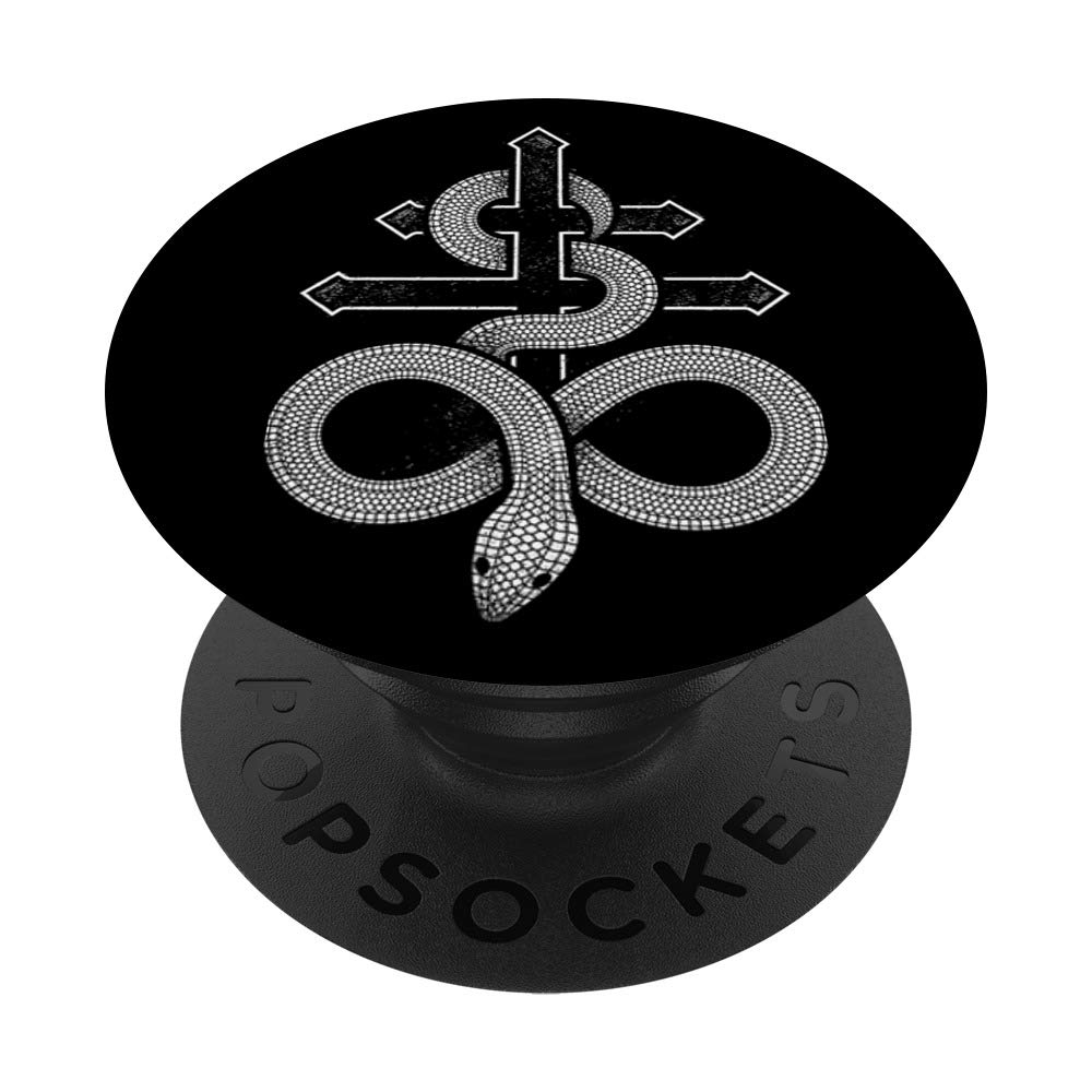 Antichrist Cross With Snake