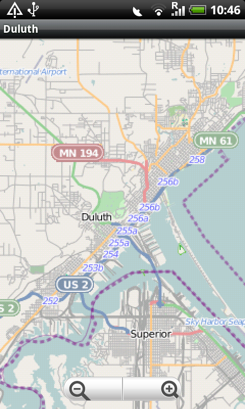 Aplicación Duluth Street Map en Amazon Appstore