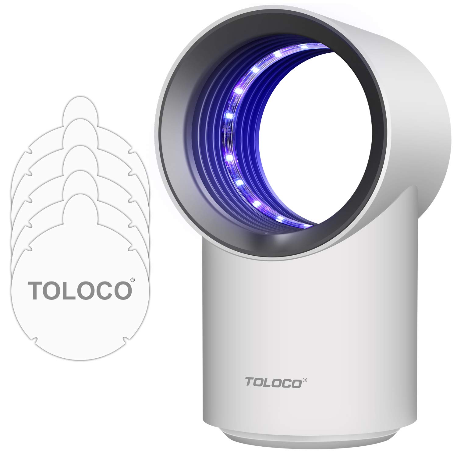 TOLOCO Indoor Insect Trap - Zap T3 Pro Mosquito Trap,USB Powered UV ...