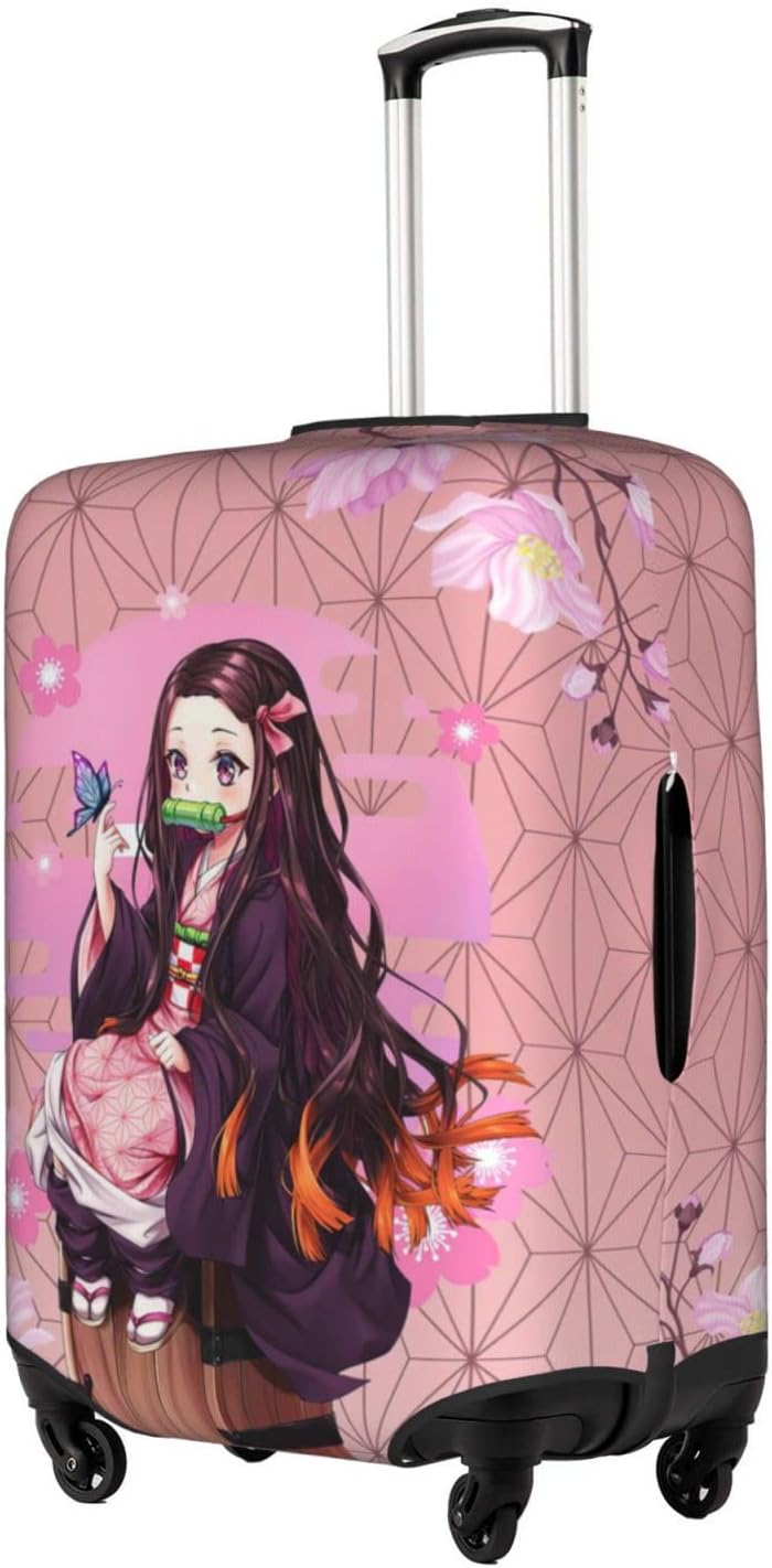 Amazon.com | MUHASI Anime Kamado Nezuko Suitcase Cover, Multi-colored ...