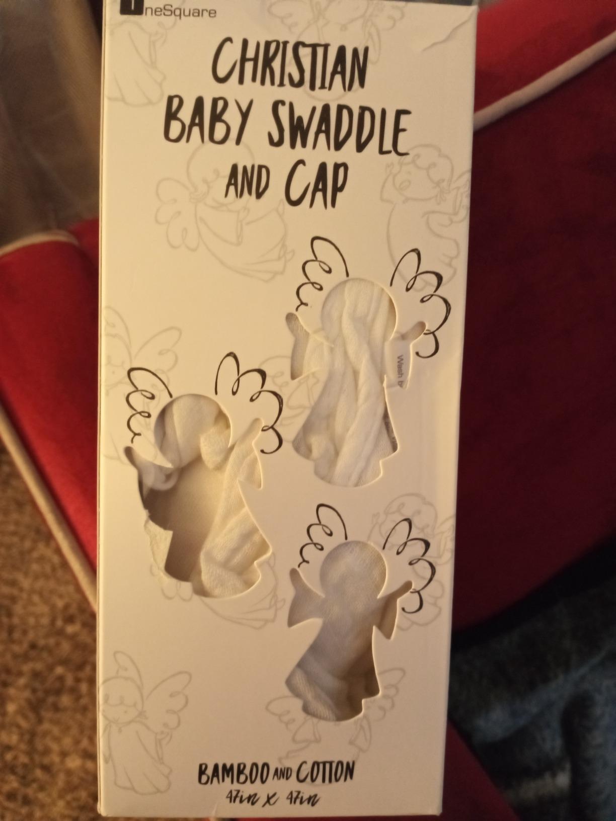 Amazon.com: Christian Baby Swaddle Bible Quote Blanket and Cap Gift Set ...