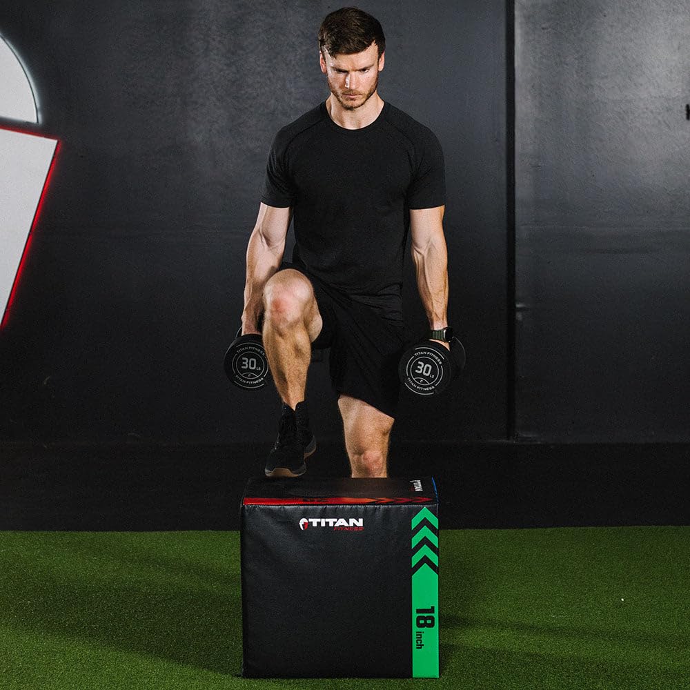 Jump Box Workout Titan Fitness Foam Plyometric Box | 3-in-1 Height ...