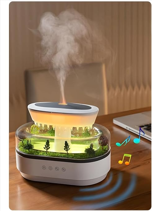 Amazon.com: Cloud Rain Cloud Humidifiers 350ML Water Drip Mushroom ...