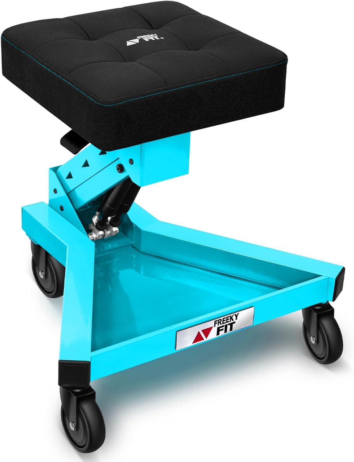 Amazon.com: FreekyFit Shop Stool with Wheels, Hydraulic Adjustable ...