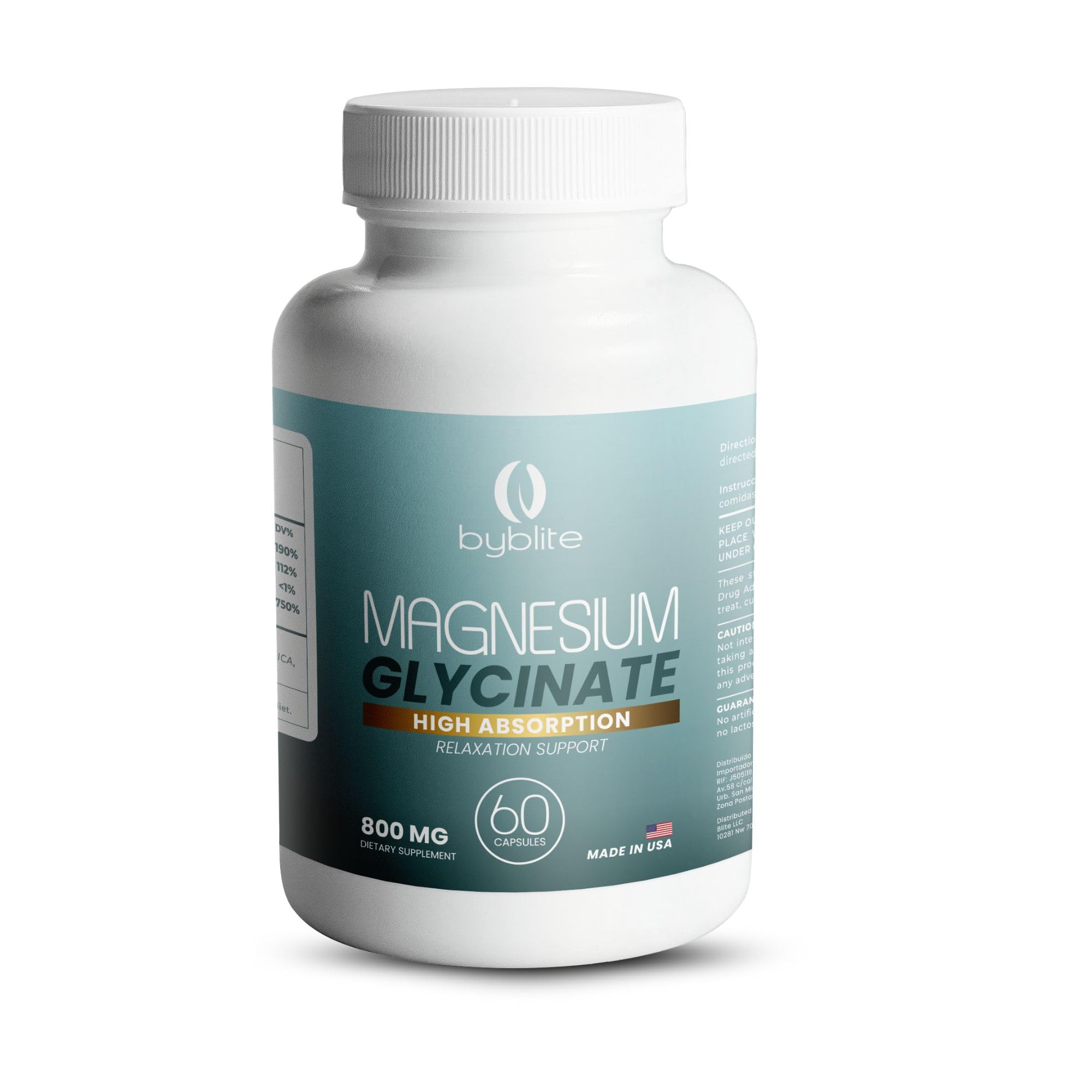 Amazon.com: Magnesium Glycinate 800mg/High Absorption – Supports ...