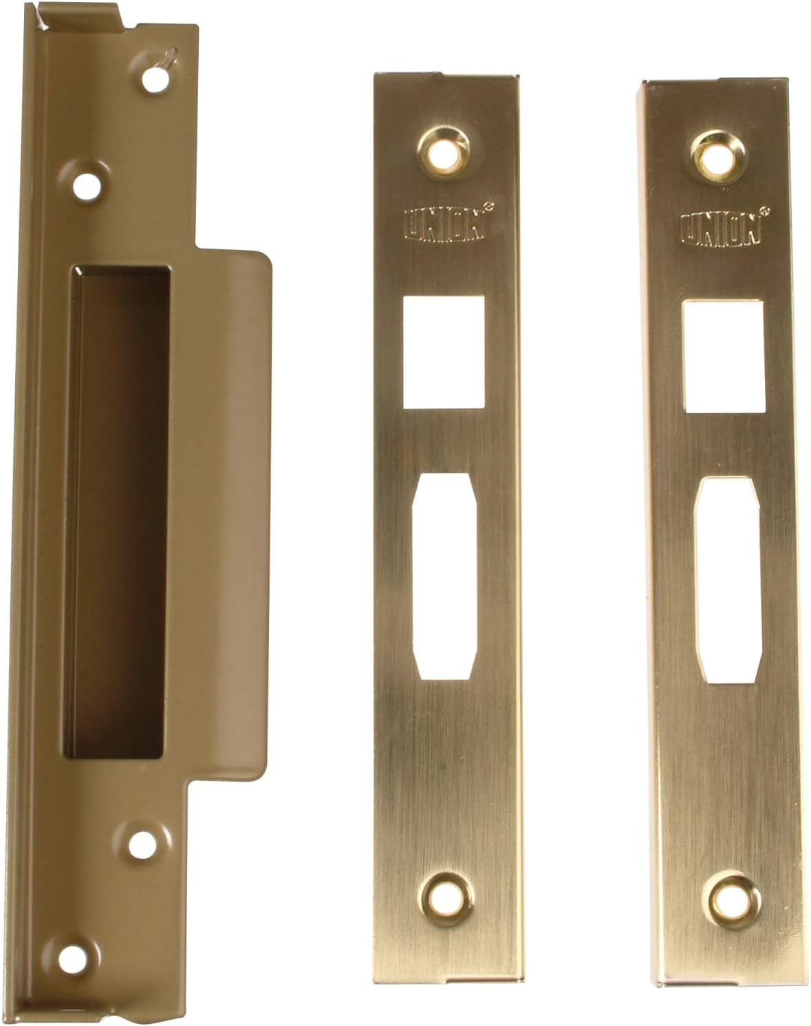 Union Locks Strongbolt 2200 Mortice Sash Lock Rebate Kit 13mm - Brass ...
