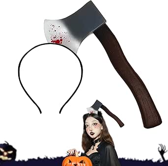 Amazon.com: LanttAotte Halloween Axe Headband Knife Headpiece ...