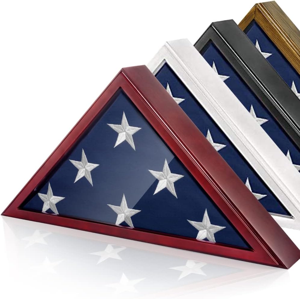 Amazon.com : Cadet III Flag Display Case for 5ft x 9.5ft Flag (Memorial ...