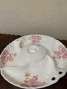 Amazon.co.jp: 昭和レトロ オードブル皿 HANAGEN JAPAN 食器 花柄 : ホーム＆キッチン