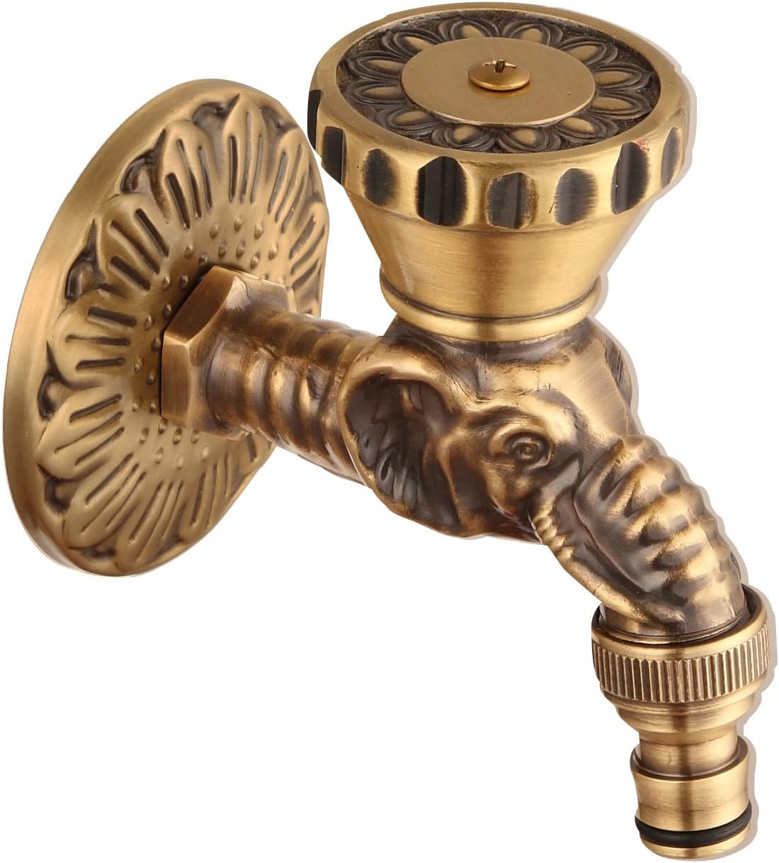 Brass Wall Mounted Mop Sink Faucet Bathroom Basin Outdoor Garden ...