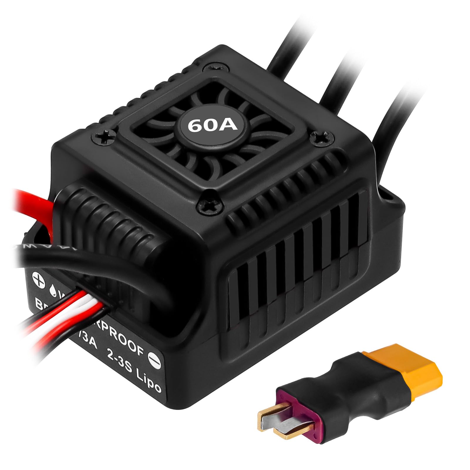 Snapklik.com : Hobby Fans Upgraded 60A Brushless ESC 2-3S Electronic ...