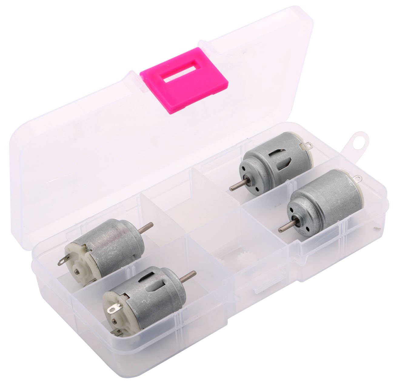 Amazon.com: 4PCs DC3-6V Motor Mini Electric Motor with 4 Gears ...