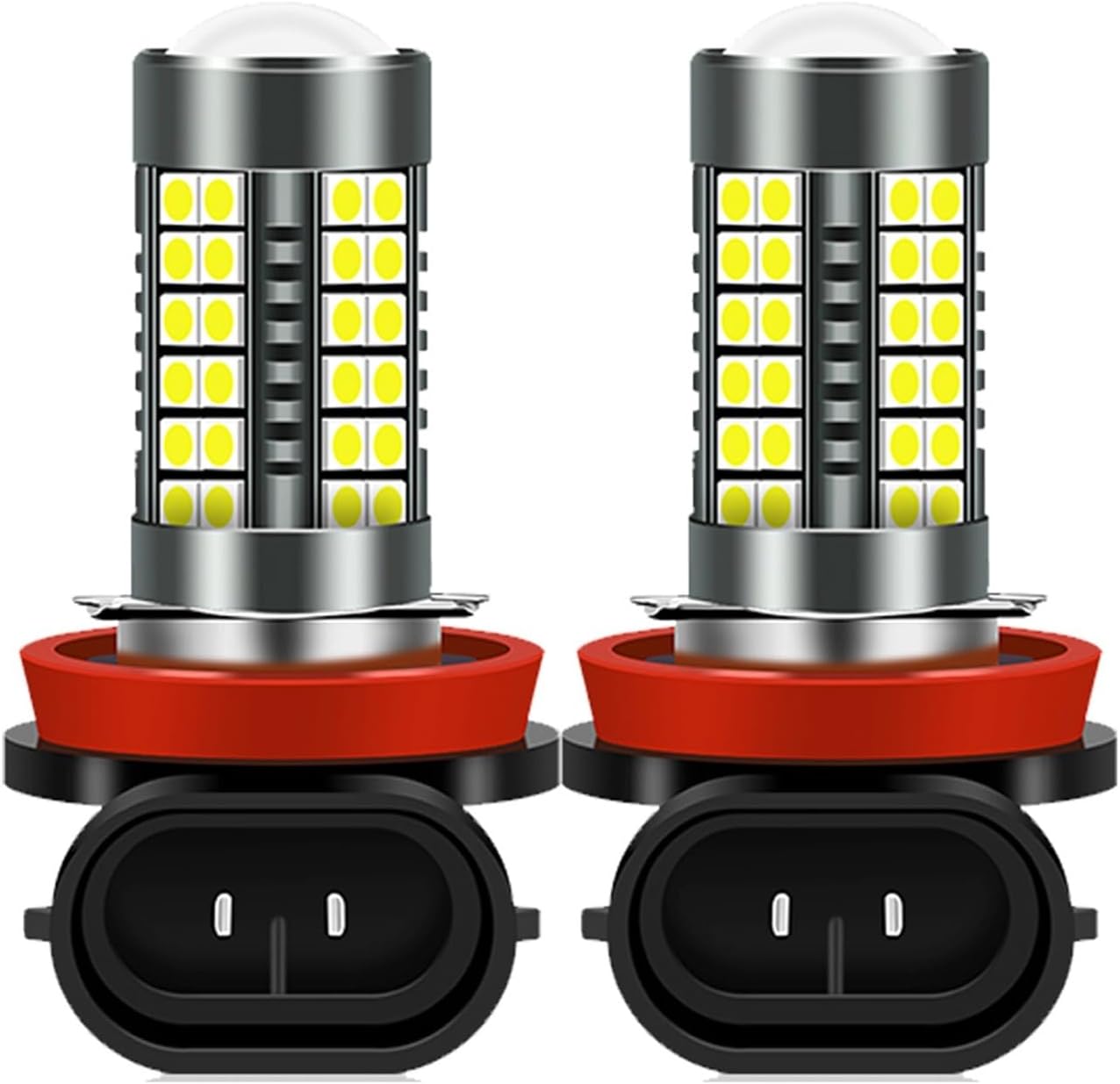 Auto parts 2Pcs H8 H11 Led HB4 9006 HB3 9005 Fog Lights Bulb 3030 54SMD ...