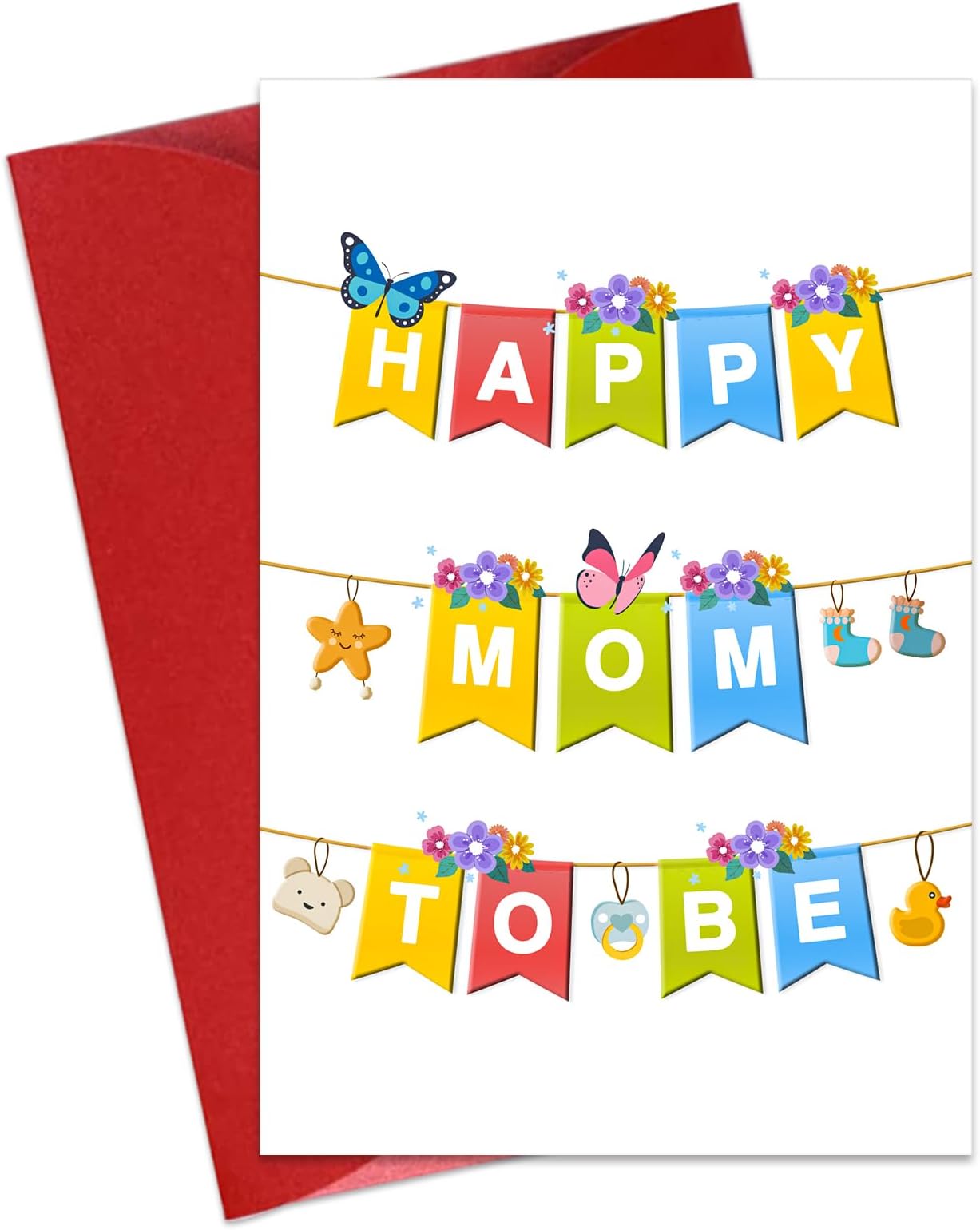 Amazon.com : JUESMOS First Mother's Day Card for Mom from Baby Bump ...