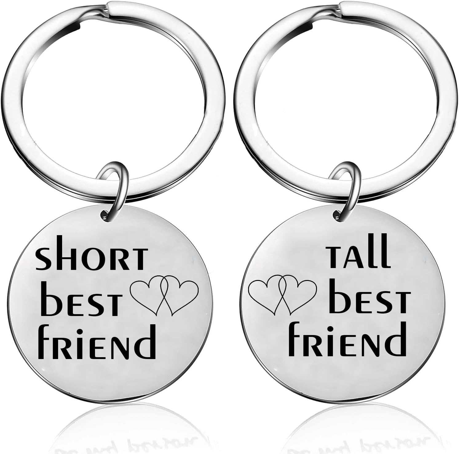malyunin 2 Pcs Bestie Gifts Friend Keychain Friendship Keychain ...