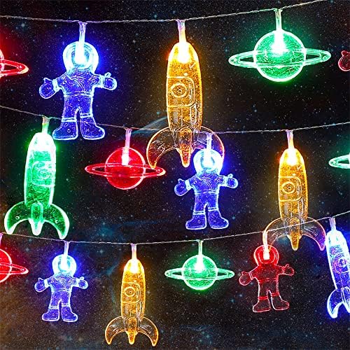 Amazon.com: 30 LED Children's Room LED String Light Astronaut Spaceship ...