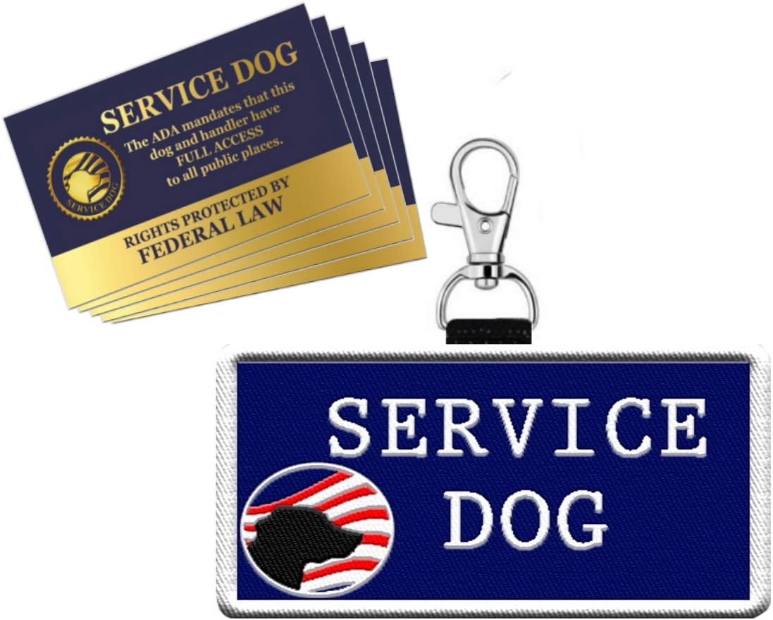 Amazon.com: Autism Service Dog” Identification Patch Tag | Clips on ...