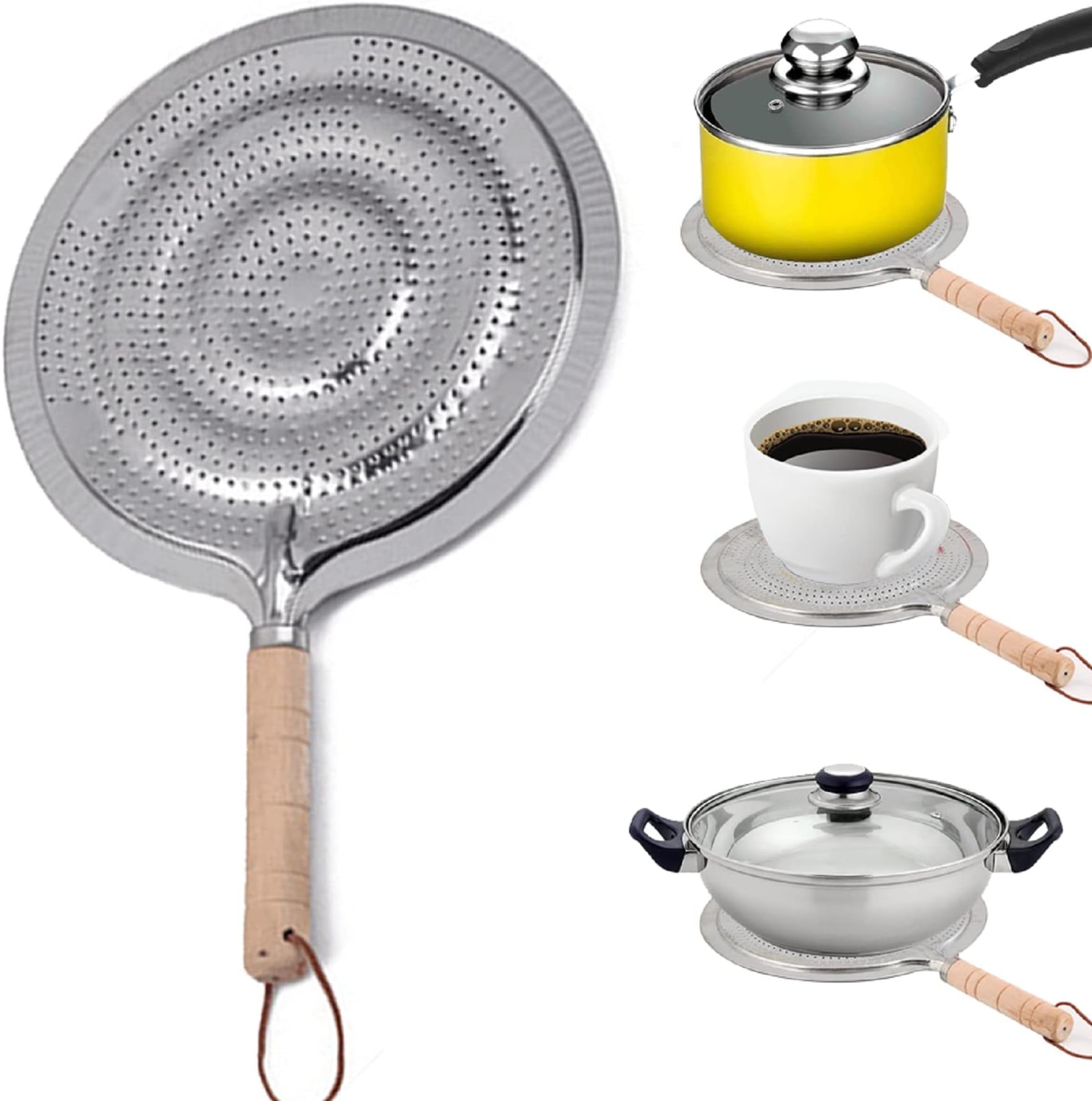 MOVKZACV Plaque diffuseur de chaleur pour cuisinière à gaz et ...