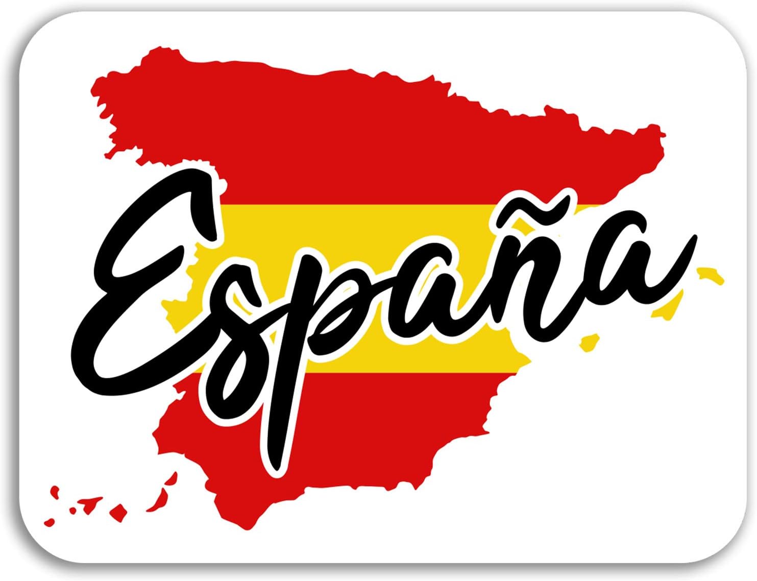 2 x 10cm Spain Map Vinyl Stickers - Flag Travel Sticker Laptop Luggage ...