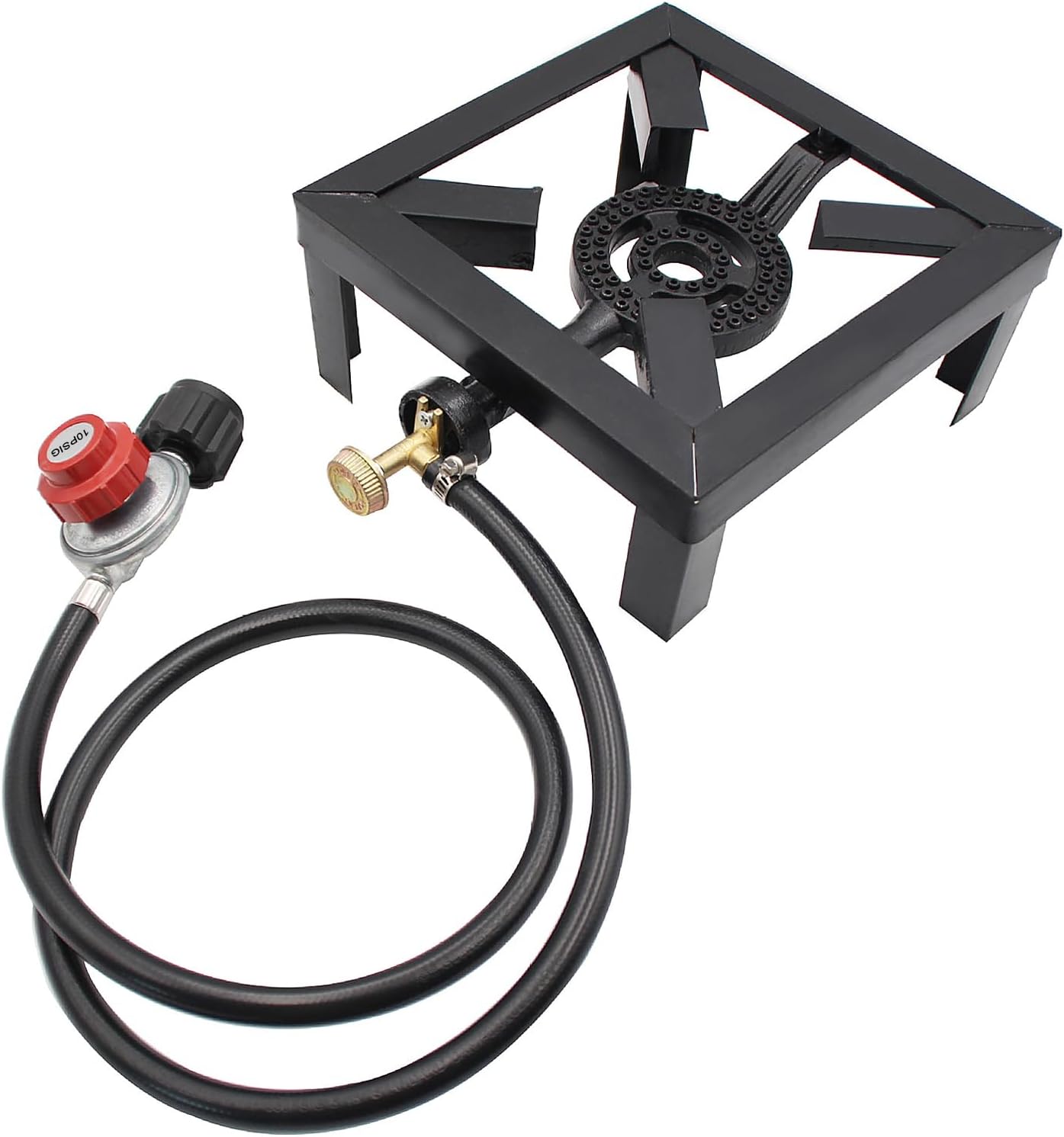 Outdoor Furnace,RUSUO 8KW Gas Boiling Ring Cast Iron Burner Large LPG ...
