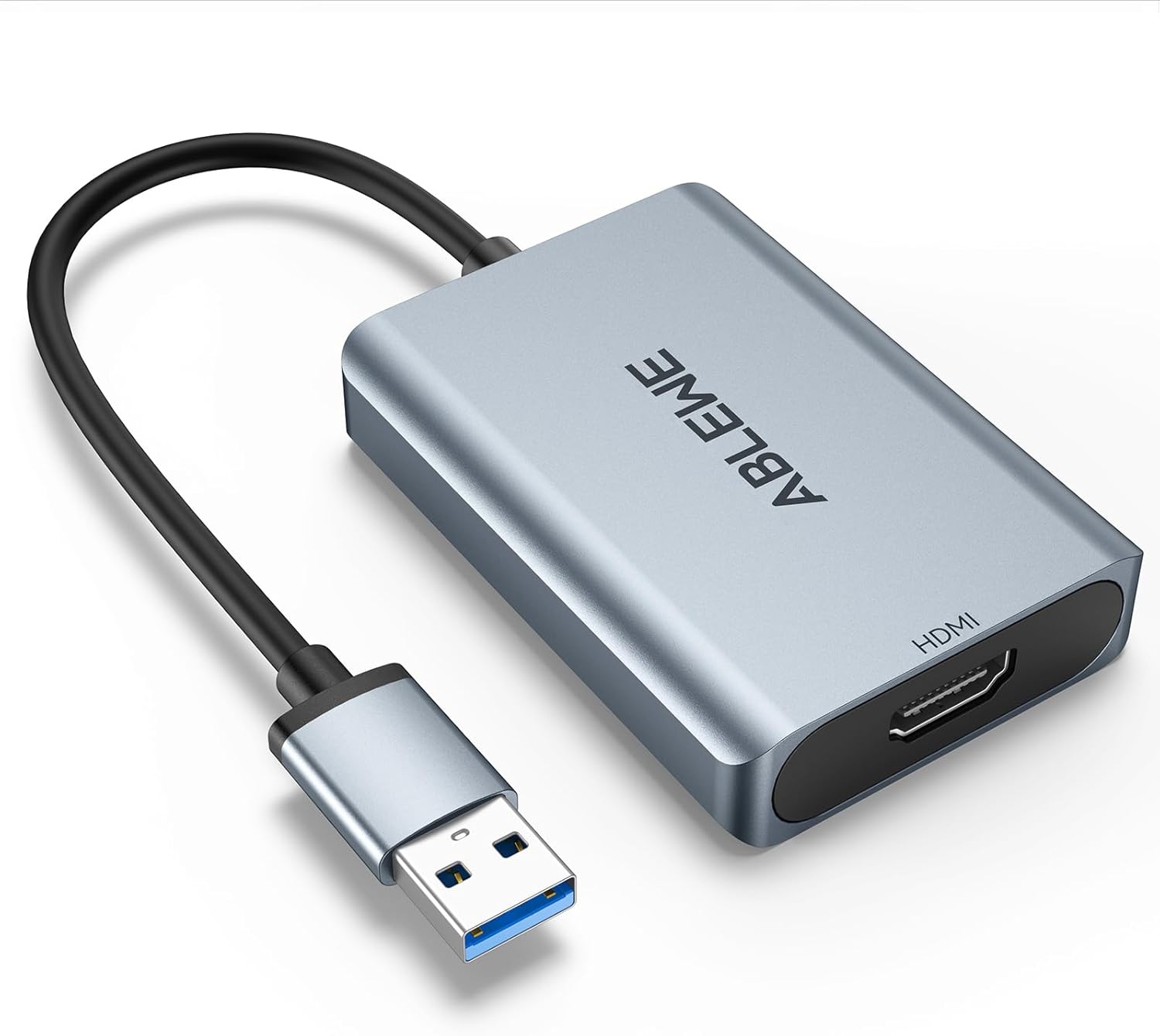 Amazon.com: ABLEWE USB to HDMI Adapter for Monitor, 1080P USB HDMI 3.0 ...