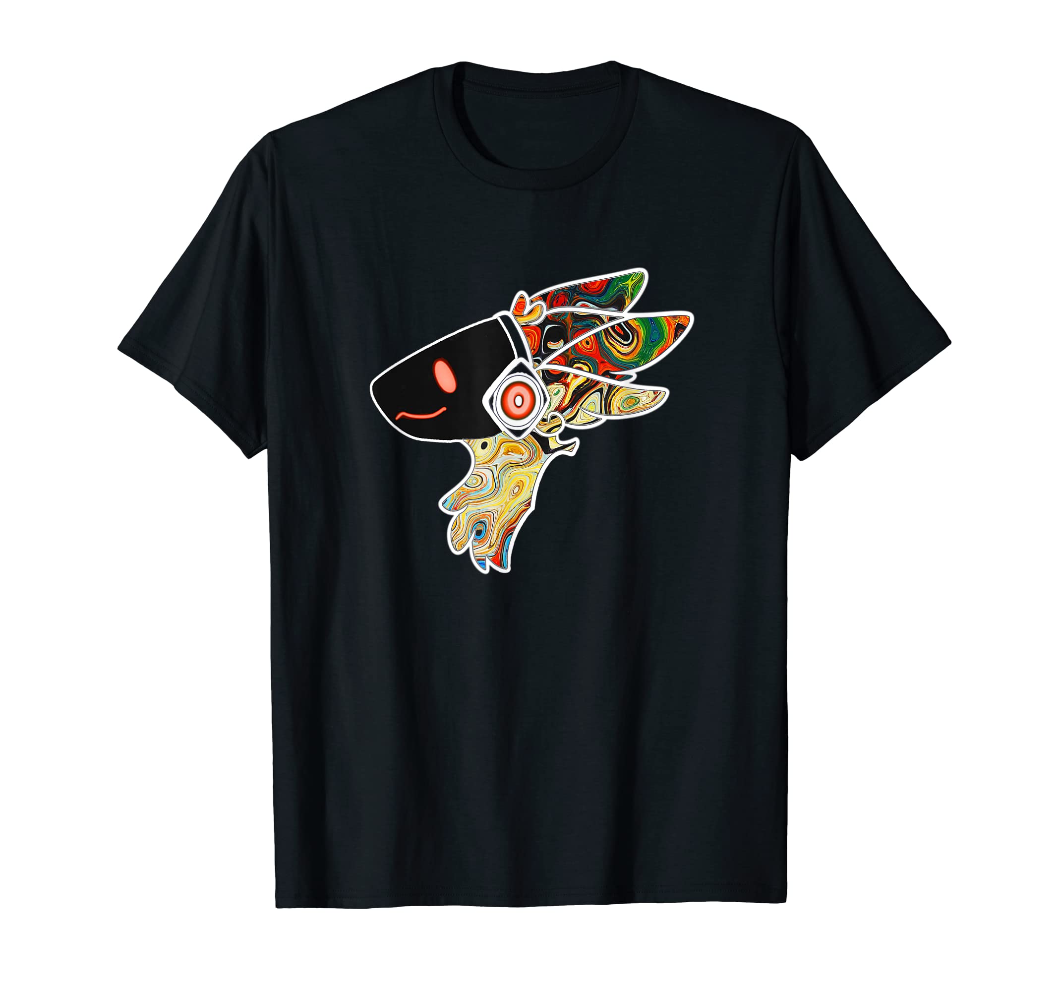 Protogen Fursuit Furry Fursona Head Rainbow Pattern T Shirt ...