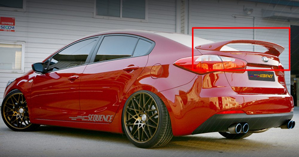 Sequence Rear Trunk Spec Gt Spoiler Unpainted For 2012 2013 ...