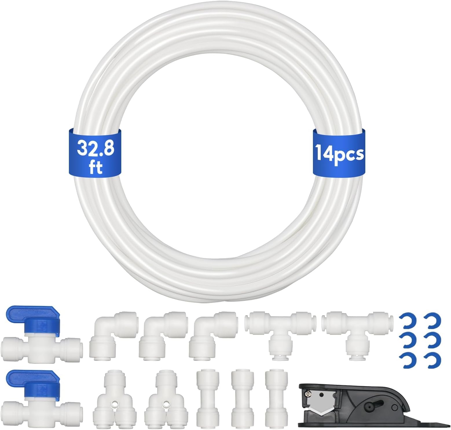 Amazon.com: Water Line Hookup and Installation Kit for Refrigerators ...