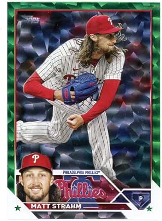 Amazon.com: 2023 TOPPS UPDATE IES GREEN FOIL #US226 MATT STRAHM /499 ...