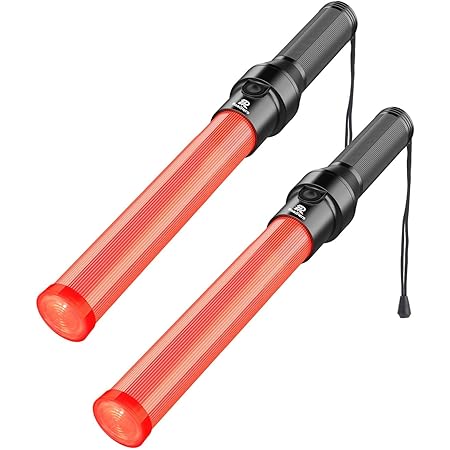 Amazon.com: RoadHero 2 Pack Traffic Wand, 16 Inch Led Traffic Control ...