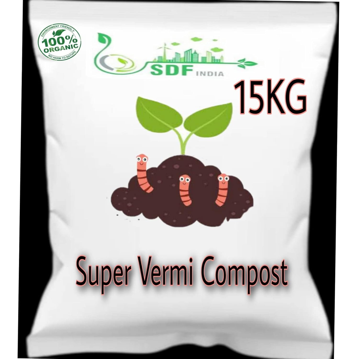Pure & Organic Super Vermicompost for All Types of Plants (15KG ...