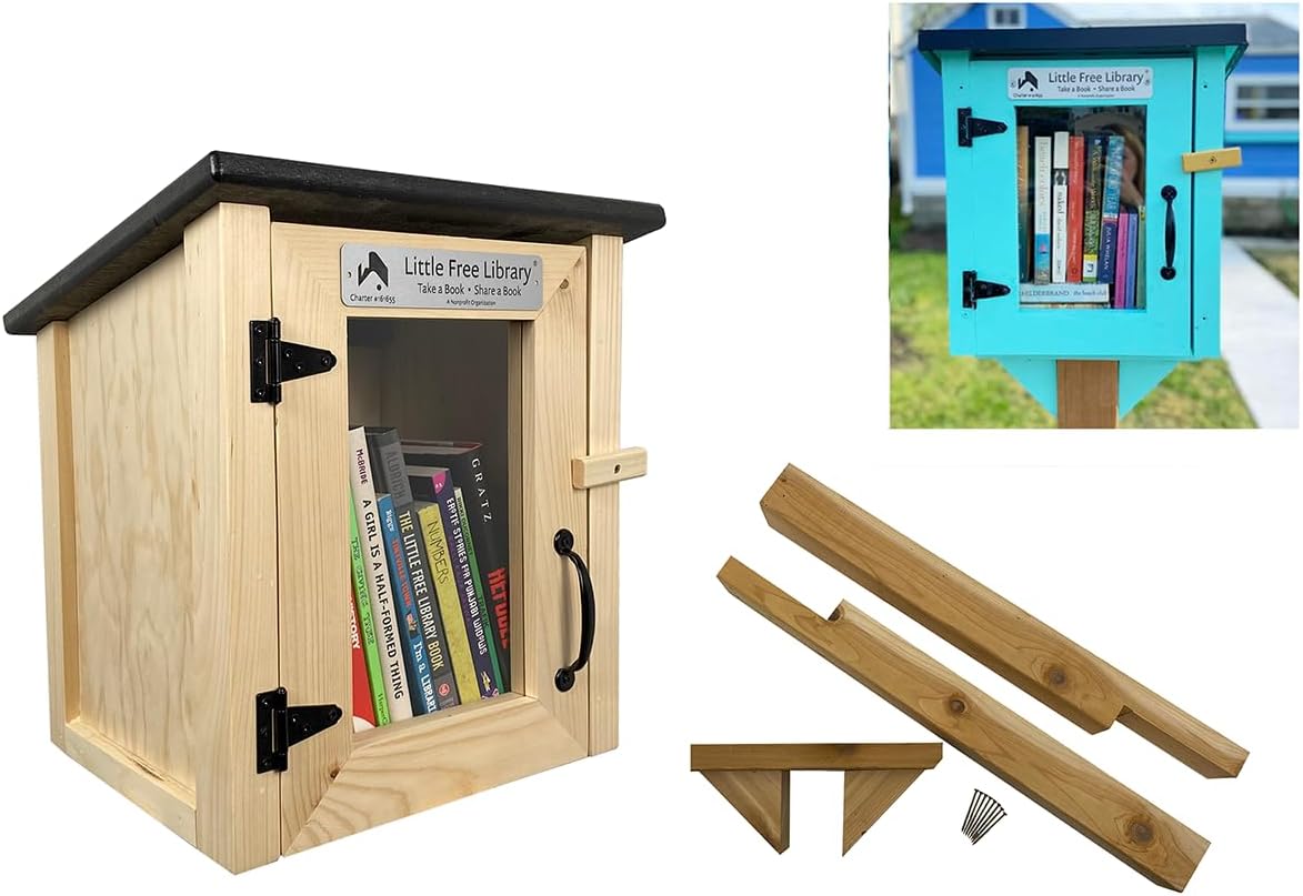 Amazon.com: LITTLE FREE LIBRARY® Complete Bundle with Mini Library and ...