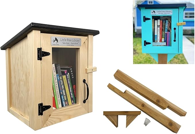 Amazon.com: LITTLE FREE LIBRARY® Complete Bundle with Mini Library and ...