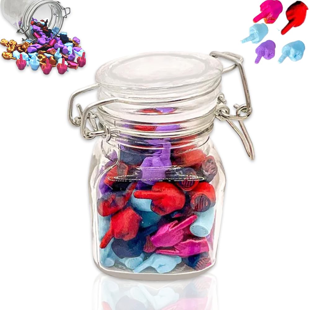 Amazon.com: Jar Of Middle Fingers to Give, Funny Middle Finger Jar ...