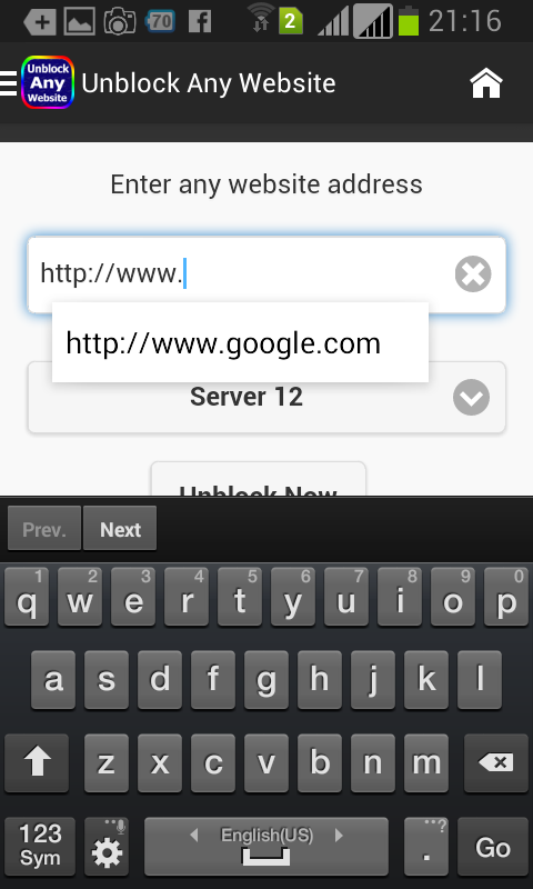 Unblock Any Website - App on the Amazon Appstore