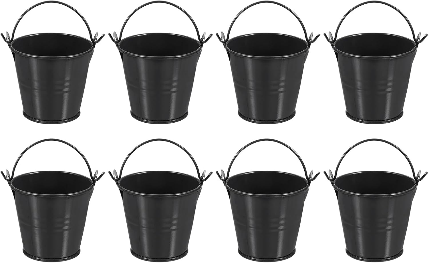 Amazon.com: PATIKIL 2.4"x2" Small Metal Buckets with Handle, 8 Pcs Mini ...