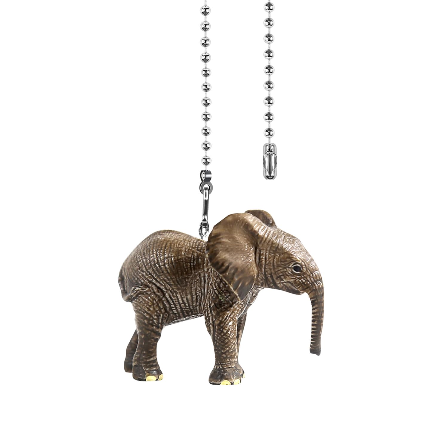 Snapklik.com : Dotlite Elephants Ceiling Fan Pull Chain,12in Safari ...