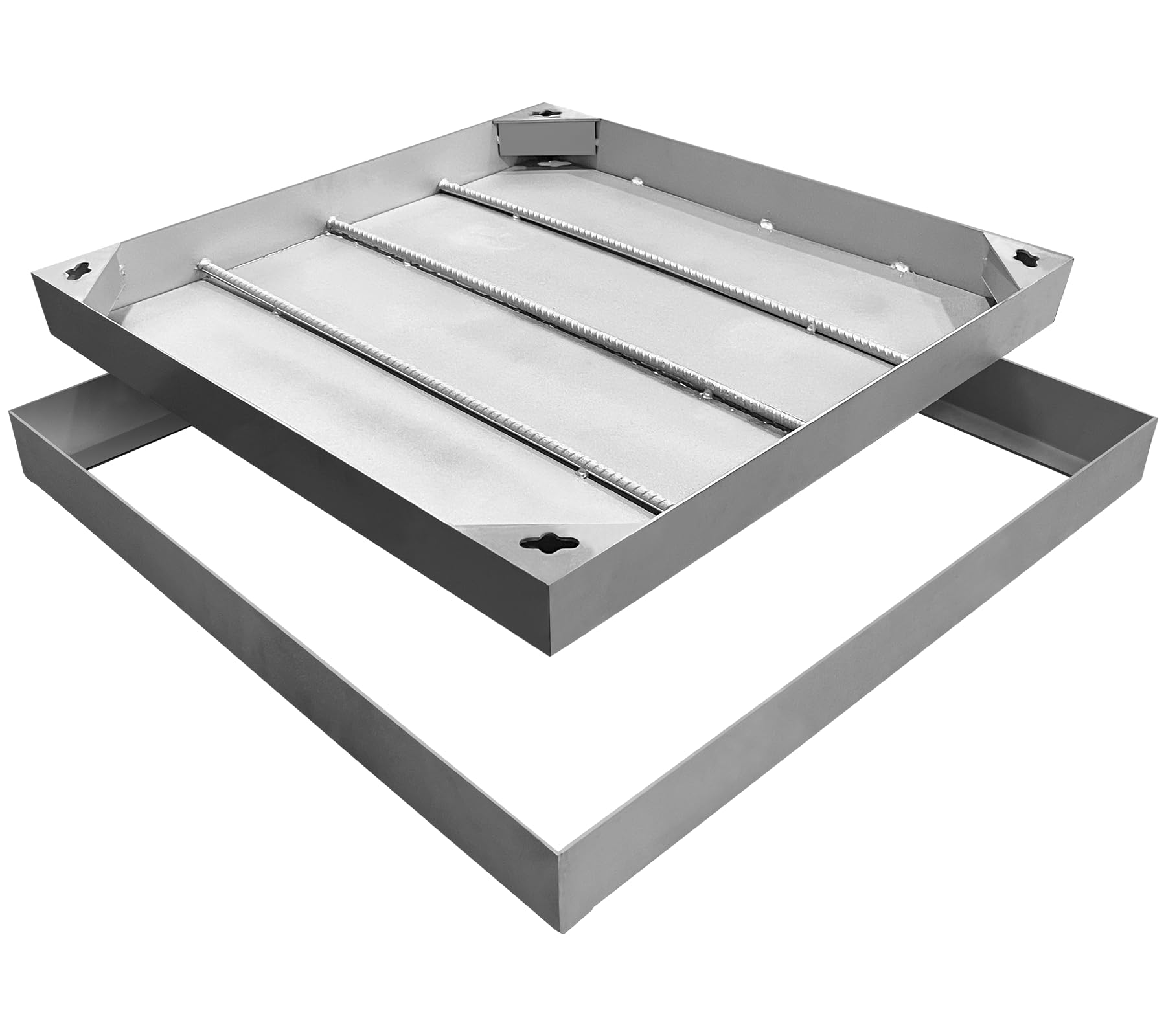 Buy 24x24 Stainless Steel Invisible Manhole Cover-Square Inspection ...