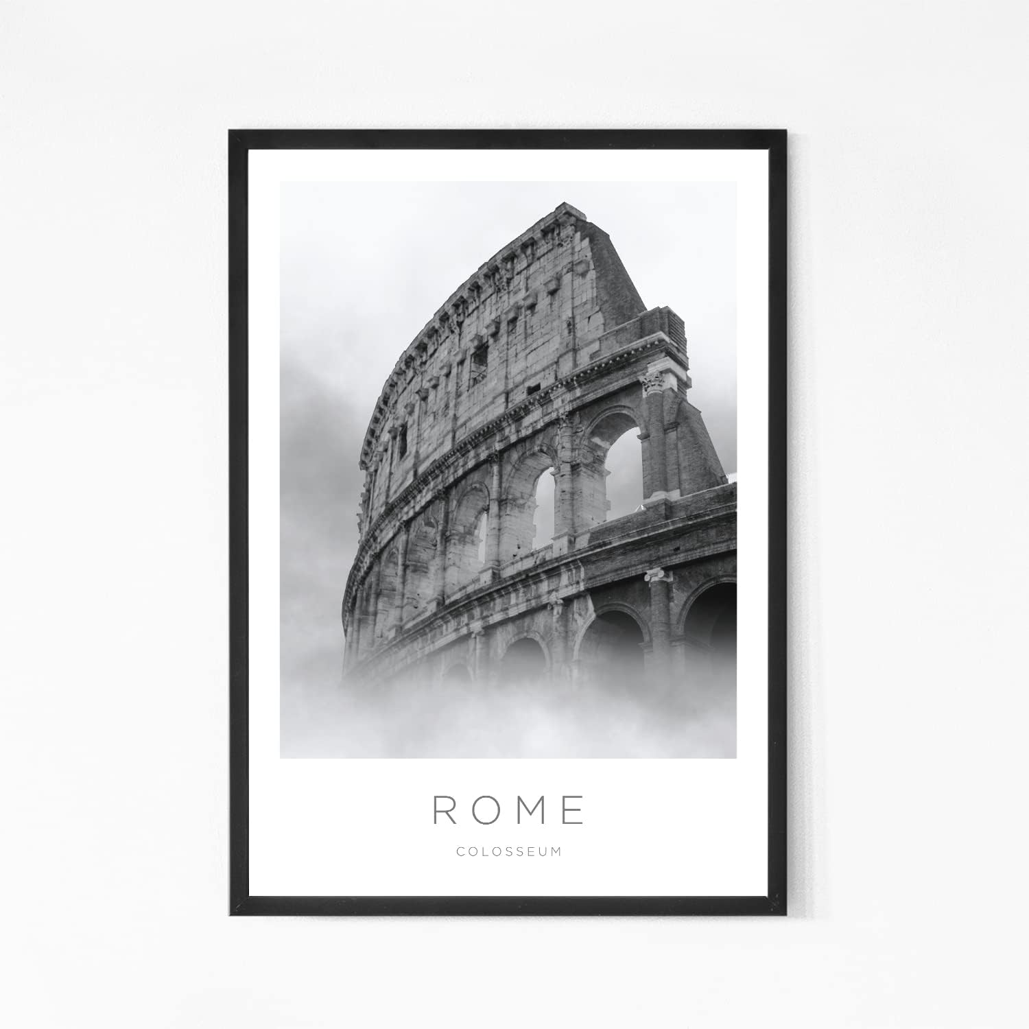 Rome, Colosseum, Italy Travel Print, Minimalist Europe Travel Poster ...