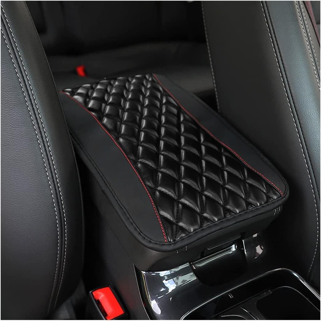 Car Center Console Cushion Pad, Universal Leather Waterproof Armrest ...