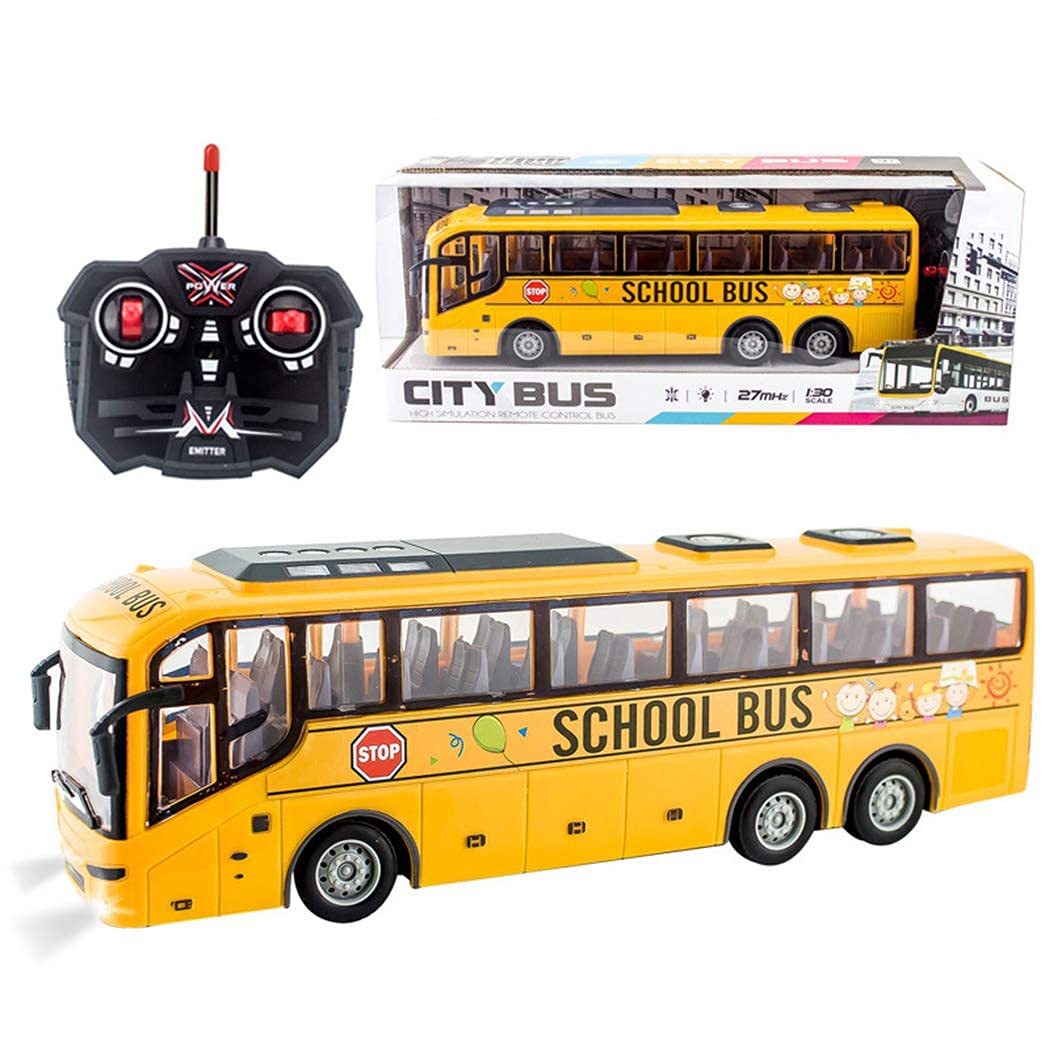 Toyland Remote Control School Bus Set Realistic Funny Interactive ...