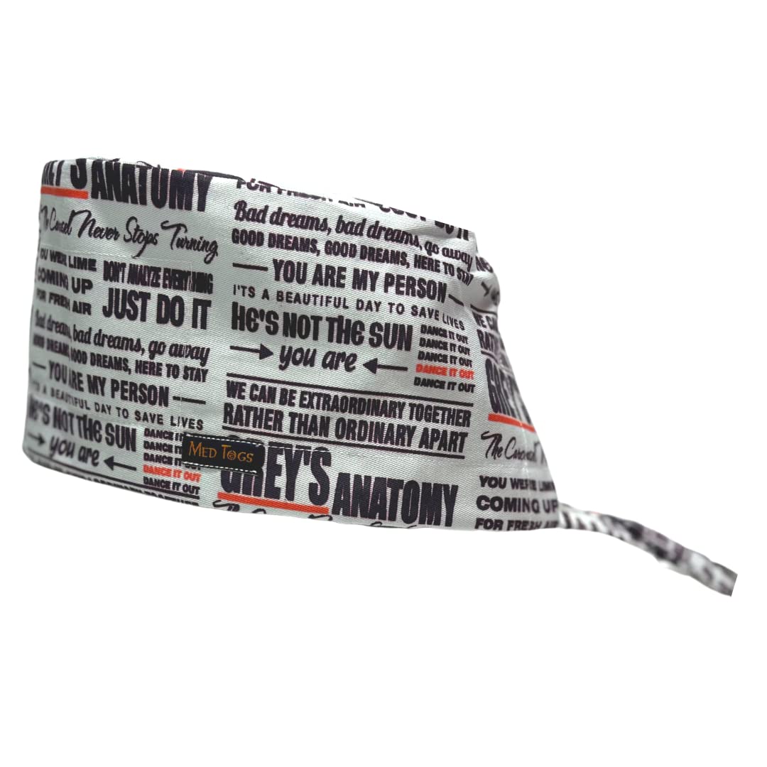 MedTogs Grey's Anatomy inspired OT surgical cap : Amazon.in: Fashion
