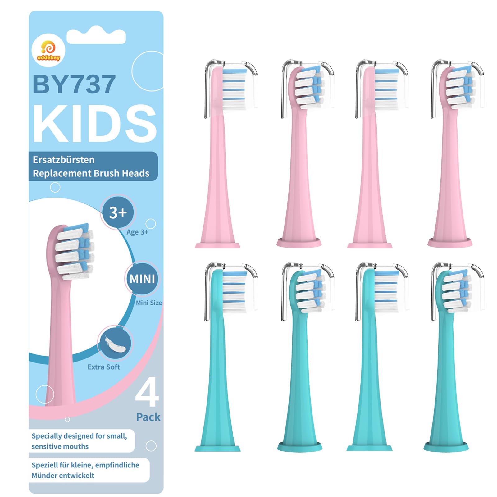 Amazon.com : OddeKey Kids Replacement Heads Compatible with Philips ...