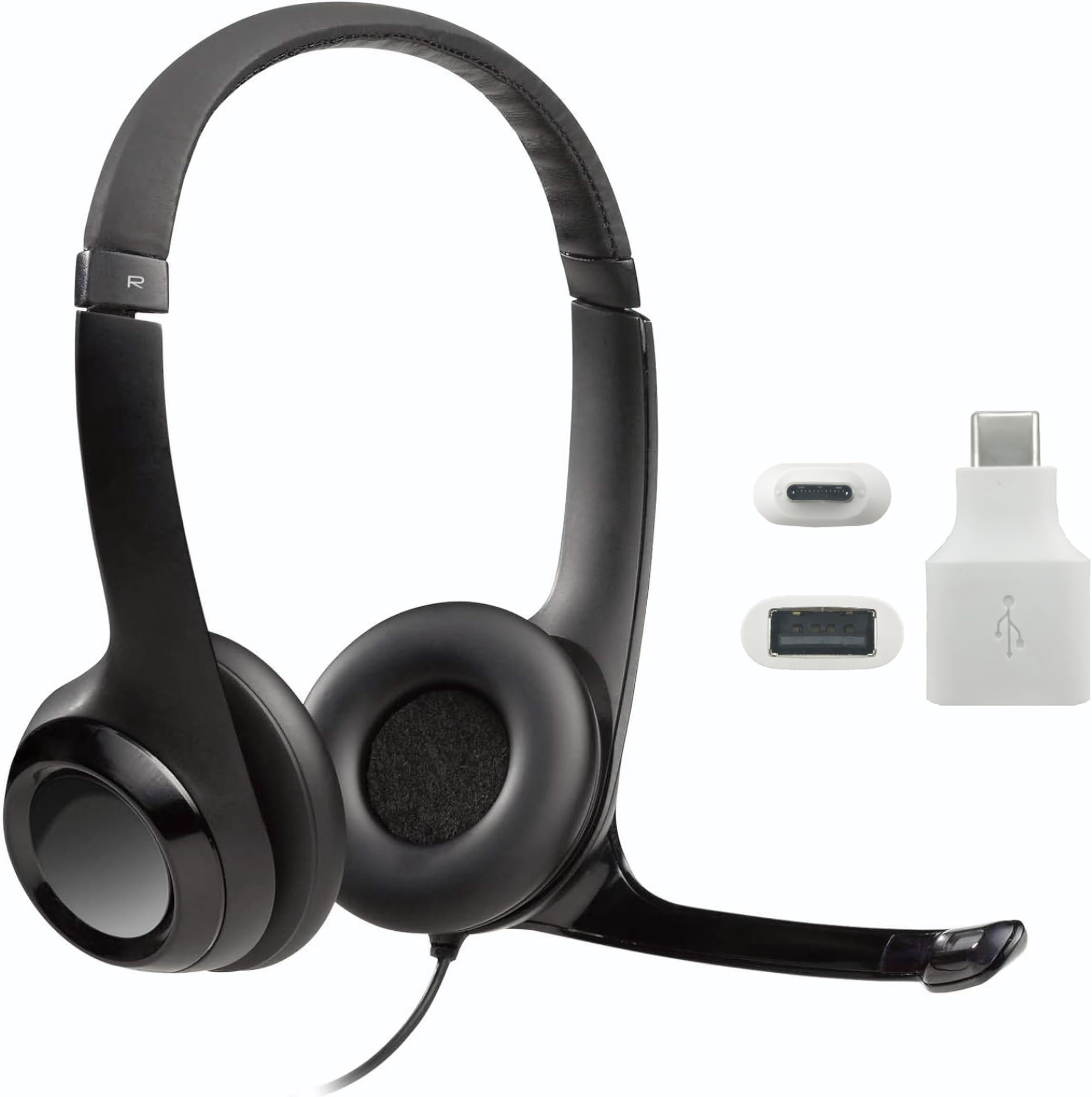 Logitech Headset H390 Wired Headset with Mic for PC/Laptop, Stereo ...